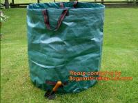 China Garbage Pop Up Garden Leaf Collector Bag Gardening Waste Sack for sale