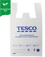 China Biodegradable Compostable PBAT Handle Bag,Compostable Handy Bag, Die Cut Handle, Soft, Handle Compostable Trash Bag for sale