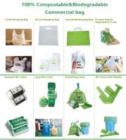 China Food Waste Caddy Liner Compostable Garbage Bags Including 50 Bags, Compostable t-shirt bag, degradable bag manufacturer for sale