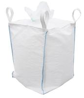 China Firewood / Sand PP Woven Big Bag 500kg -1500kg Flat Bottom Open Mouth Virgin for sale