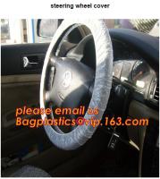 China steering wheel 5 in 1 clean kits Disposable seat cover disposable steering wheel cover disposable gear shift cover dispo for sale