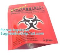China Medical Herbal Incese Pack Zipper Pouch BAGS, herbal incense packing bags, medicine kraft pouch for sale
