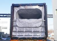China 40 foot multifuction perfessional bulk container dry liners, 20 or 40 foot white flexible bulk container liners, bagease for sale