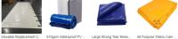 China STRONG SEWING BLUE COATING WATERPROOF PE MATTRESS COVERS,REINFORCED PORTABLE MULTI-PURPOSE POLYTHYLENE TARPAULIN, NYLON for sale