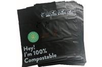 China Biodegradable Mailing Bag Compost Courier Bag PLA+PBAT Vegetable Starch Postal Packaging Bag Clothing Express Bag Logo for sale