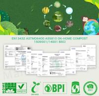 China Biodegradable Mailing Bag Compost Courier Bag PLA+PBAT Vegetable Starch Postal Packaging Bag Clothing Express Bag Logo for sale