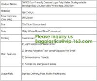 China Shipping Envelope Bag Compostable Mailer Postage Satchels Plastic Envelopes Shipping Courier for sale