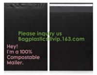China Green Starch Mailer Biodegradable Compostable Plastic Shipping Packaging Apparels Mailing Garment Pack Bags for sale