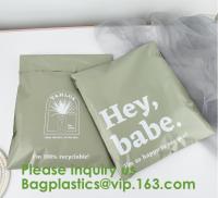 China Environmental Compostable Mailing Courier Packaging Shipping Bags With Logo Custom Printed For Clothing for sale