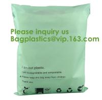 China Corn starch Eco Bio Plant based PLA+PBAT Mailing Bag Waterproof Clothing Pouch Compostable Self-Seal Eco Express Bag for sale