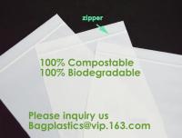 China Compostable Large GALLON Zip Bag, Resealable Extra Strength Biodegradable Bags, Made From Plant Materials for sale