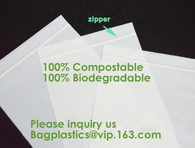 China Compostable Large GALLON Zip Bag, Resealable Extra Strength Biodegradable Bags, Made From Plant Materials for sale