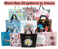 China Biodegradable Compostable Jewelry Clothing Packaging Bags with Handle Christmas Wedding Party Candy Gift Bags for sale
