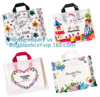 China Biodegradable Compostable Jewelry Clothing Packaging Bags with Handle Christmas Wedding Party Candy Gift Bags for sale