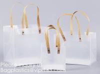 China Recyclable Reusable Recycled Biodegradable Grocery Shopping Carry Bags Thick PP Hard Plastic Shopping Bags Jewelry Pack for sale