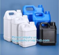 China 250ml 500ml 1000ml 1 Litre Gallon Plastic PET Storage Container HDPE Chemical Use F Style Jugs Bottle for sale