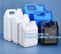 China Square Plastic Jug Container, Gallon Big Hdpe Plastic Juice Bottle Milk Bottle With Handle For Drinks Water for sale
