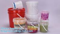 China Food Grade Plastic PP Bucket Various Colors Sizes Paint Bucket BARREL PLASTIC PAIL packaging bucket for sale