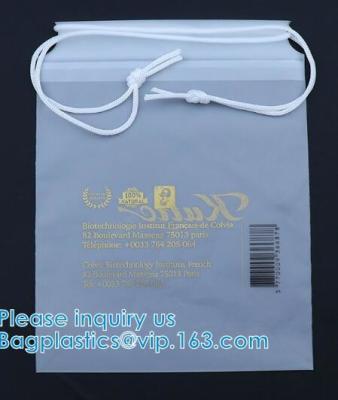 China Biodegradable Patient Belonging Bag With Rigid Handle OEM Available, Drawstring bags, hotel laudry sacks for sale