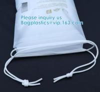 China Biodegradable Patient Belonging Bag With Rigid Handle OEM Available, Drawstring bags, hotel laudry sacks for sale
