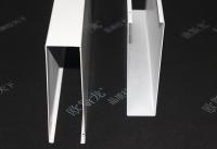 China Suspended White U - Aluminum Profile Screen Ceiling Linear Strip Ceiling Panel for sale