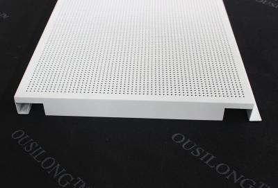 China Suspended Perforated Metal Ceiling E Shaped Interior For Bulding Decorative Material for sale