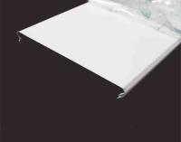 China White Powder Coating C300 Suspended Aluminum Strip Ceiling Metal Aluminium Panel Cut Edge for sale