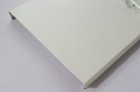 China White Powder Coating C300 Suspended Aluminum Strip Ceiling Metal Aluminium Panel Cut Edge for sale