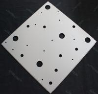 China Modern Perforated Anti-rust Aluminum Galvanized Steel Ceiling Suspension System  595x595mm for sale