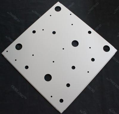 China Modern Perforated Anti-rust Aluminum Galvanized Steel Ceiling Suspension System  595x595mm for sale