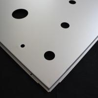 China Modern Perforated Anti-rust Aluminum Galvanized Steel Ceiling Suspension System  595x595mm for sale