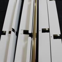 China Roller Coating Indoor Aluminum Triangle Grid Metal Ceiling Aluminium Panel For Shopping Hall for sale