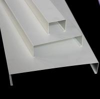 China Powder Coated U15, U85, U135 Aluminum Strip Suspension Ceiling For Shopping Mall for sale