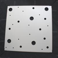 China CNC Perforated Lay In Ceiling Tiles 600x600mm False Ceiling Panel RAL9010 for sale