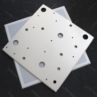 China CNC Perforated Lay In Ceiling Tiles 600x600mm False Ceiling Panel RAL9010 for sale