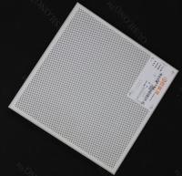 China Perforated Or Plain White Aluminum / GI Clip In Ceiling Tiles With Beveled Edge for sale