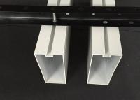 China Moisture Proof Commercial Ceiling Tiles , White Aluminum Profile Sound Baffles Ceiling for sale