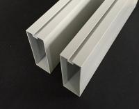 China Moisture Proof Commercial Ceiling Tiles , White Aluminum Profile Sound Baffles Ceiling for sale