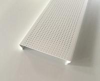 China White Powder Coated Aluminium Strip Ceiling , C- shaped Sheet Metal Ceiling for sale