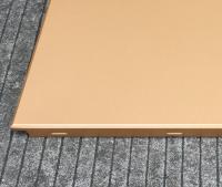 China Gold Color Aluminum Clip in False Ceiling Tiles / 600x600mm Metal Ceiling Panel for sale