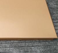 China Gold Color Aluminum Clip in False Ceiling Tiles / 600x600mm Metal Ceiling Panel for sale