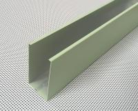 China Galvanized Steel Light Blue Baffle Linear Metal Ceiling Powder Coated for Hospitals for sale