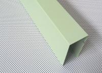 China Galvanized Steel Light Blue Baffle Linear Metal Ceiling Powder Coated for Hospitals for sale