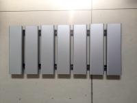 China Aluminum / Galvanized 84R Suspended Linear Metal Ceiling for Interior Decoration for sale