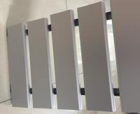 China Aluminum / Galvanized 84R Suspended Linear Metal Ceiling for Interior Decoration for sale