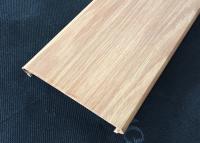 China C- Shaped Width 100mm Commercial Aluminum Wood Ceiling Panels For Shopping Hall for sale