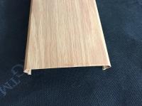 China C- Shaped Width 100mm Commercial Aluminum Wood Ceiling Panels For Shopping Hall for sale