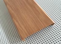 China C- Shaped Width 100mm Commercial Aluminum Wood Ceiling Panels For Shopping Hall for sale