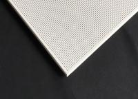China Fireproof Perforated Aluminum 0.7mm Thickness / Metal False Ceiling Tiles 600 X 600mm for sale