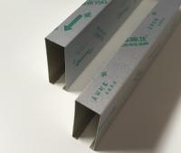 China Polyester Roller Coating Linear Metal Ceiling Grey Aluminum Baffle Ceiling for sale